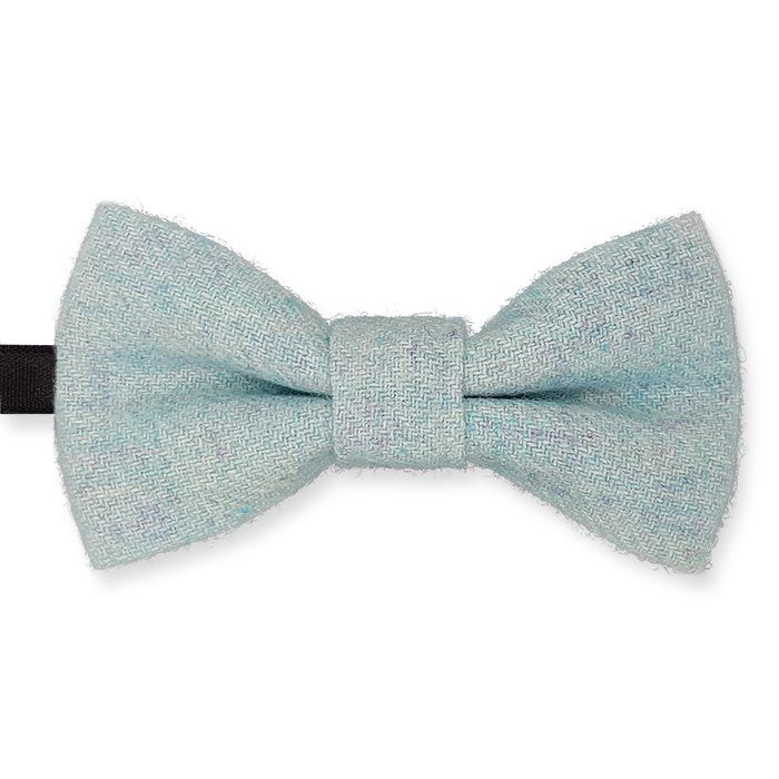 Lichtblauwe Vlinderdas Kind gemaakt van 100% Wol Stropdas24.nl