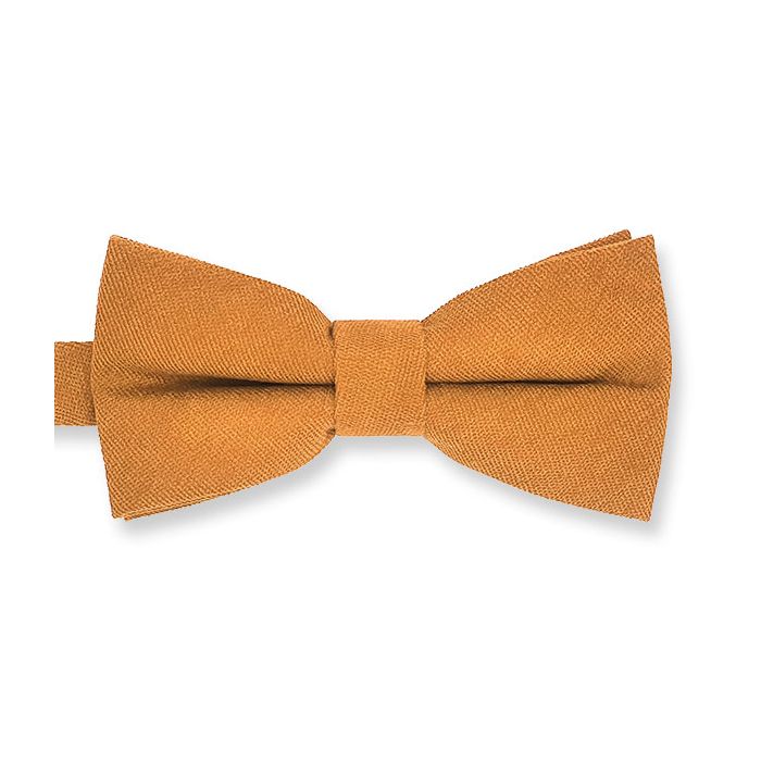 Vlinderdas Suede Mosterd - Mosterdgele vlinderdas Stropdas24.nl