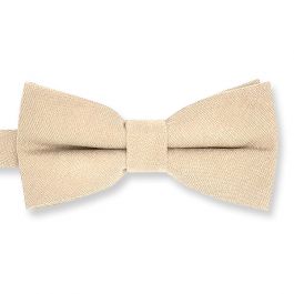 Vlinderdas Suede Beige - Gebroken witte vlinderdas Stropdas24.nl